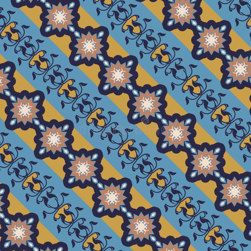 Traditional Batik Indonesia Pattern Art Vector Stock Vector ...