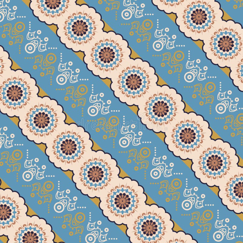 Ethnic Traditional Batik Indonesia Pattern Vintage Texture Stock Vector ...