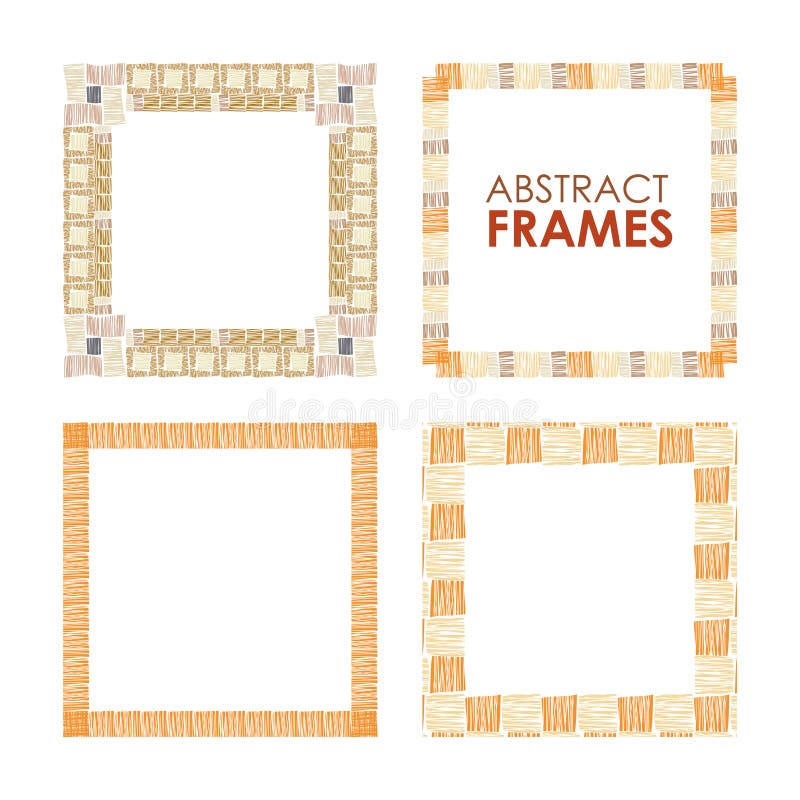 Ethnic vector frame set stock vector. Illustration of mexican - 83866948