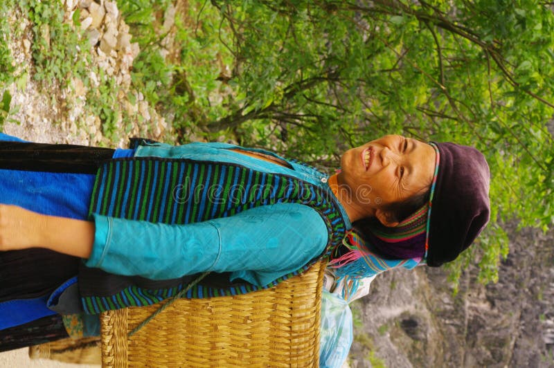 Ethnic white Hmong female stock image. Image of colored - 15560643