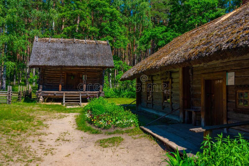 The Ethnographic Open-Air Museum of Latvia in Riga Stock Image - Image ...