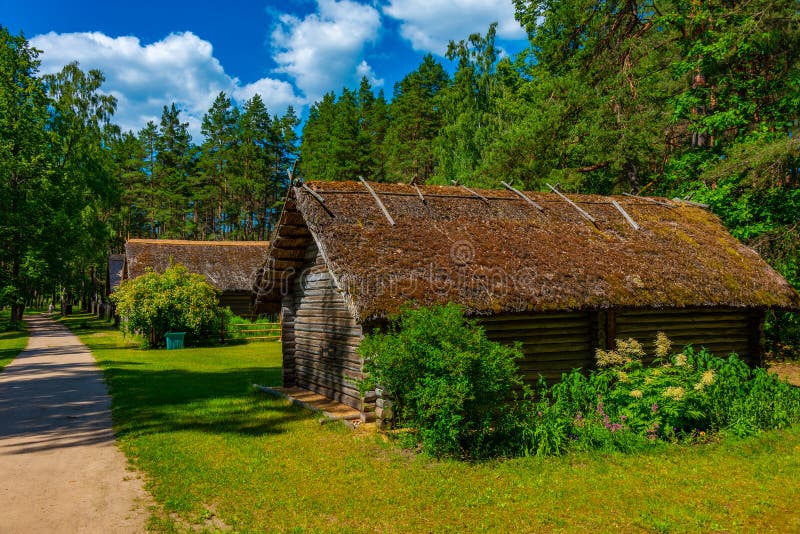 The Ethnographic Open-Air Museum of Latvia in Riga Stock Photo - Image ...