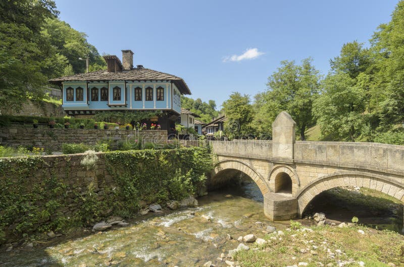 Ethnographical Bulgarian House Etar Stock Image - Image of river, blue ... Ethnographical Bulgarian House Etar Stock Image - Image of river, blue ...