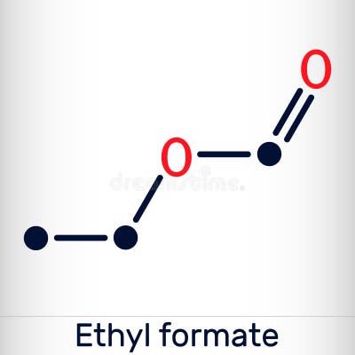 Ethyl Formate, Ethylformate, Ethyl Methanoate, Formic Ether Molecule ...