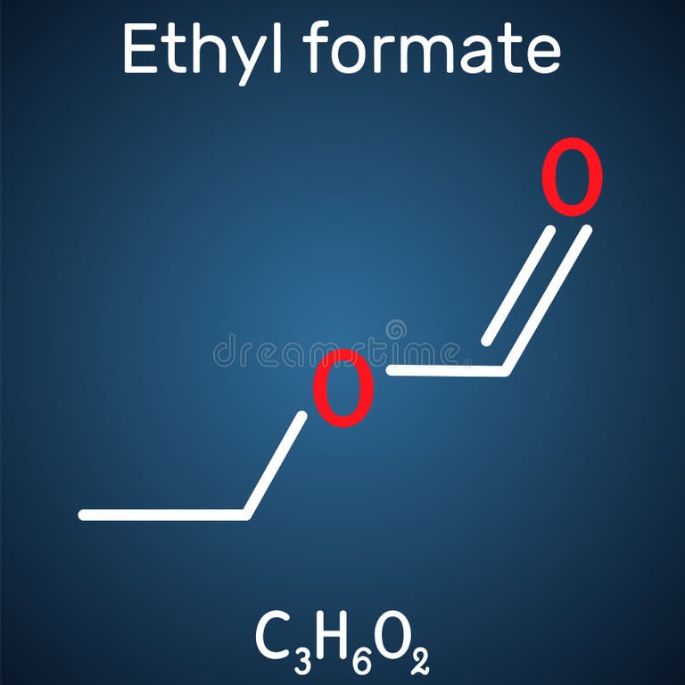 Ethyl Formate, Ethylformate, Ethyl Methanoate, Formic Ether Molecule ...
