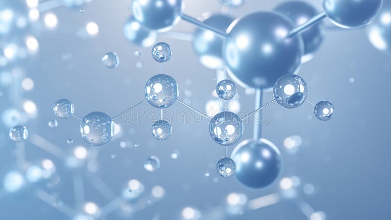 Ethylene Glycol Molecular Structure 3d, Flat Model, Vicinal Diol ...