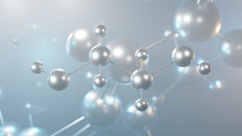 Ethylene Glycol Molecular Structure, 3d Model Molecule, Antifreeze ...