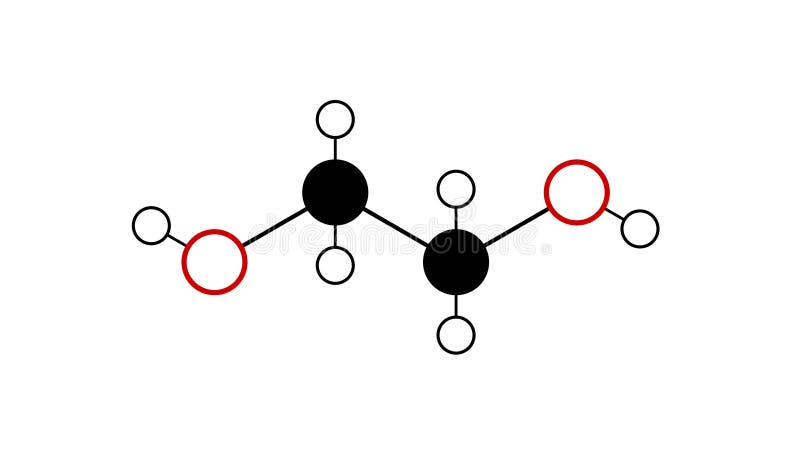 Ethylene Glycol Structural Formula