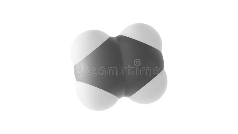 Ethylene Molecule Structure Vector Icon Stock Vector - Illustration of ...