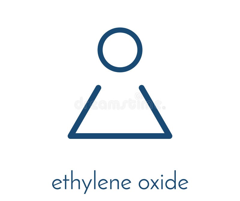 Ethylene Oxide Oxirane Molecule. Uses Include Sterilization of Medical ...