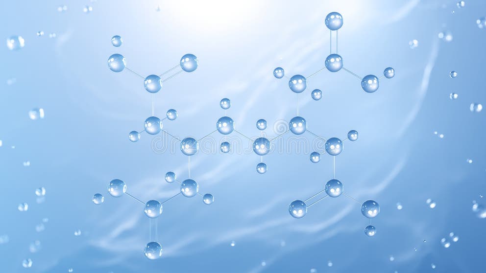 Ethylenediaminetetraacetic Acid Molecular Structure, 3d Model Molecule ...