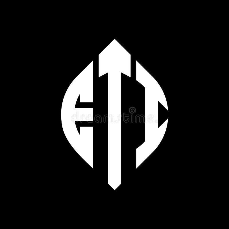 ETI Circle Letter Logo Design with Circle and Ellipse Shape. ETI ...