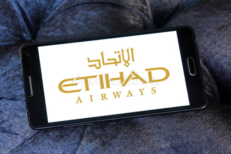 Etihad airways logo editorial stock image. Image of airway - 94759594