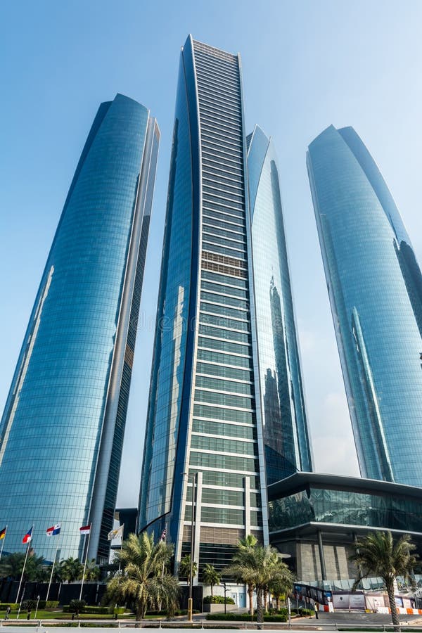 Etihad Towers, Which is a Complex of Buildings in Abu Dhabi, the ...