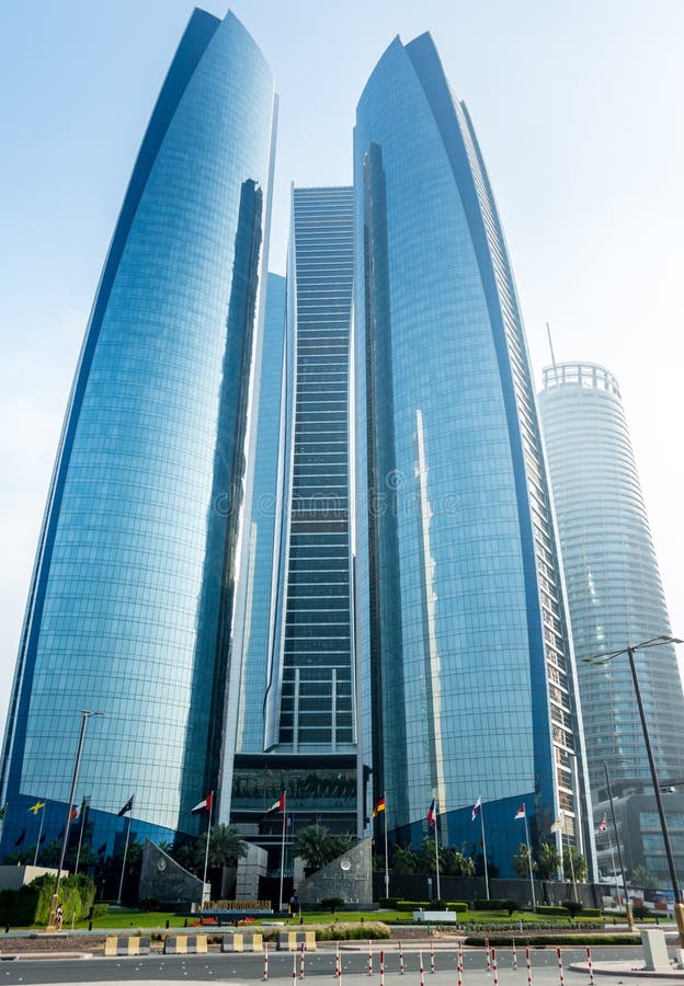 Etihad Towers, Which is a Complex of Skylines in Abu Dhabi, United Arab ...
