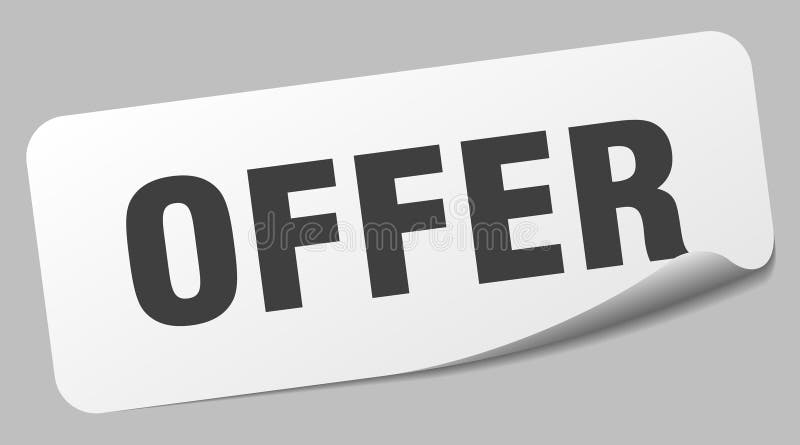 Etiqueta De Oferta. Etiqueta De Oferta Ilustración del Vector ...