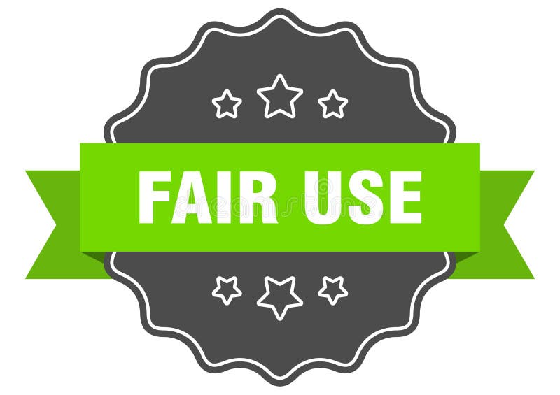 Etiqueta de uso razonable ilustración del vector. Ilustración de ...