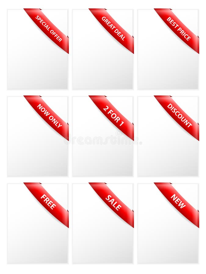 Etiqueta do disconto ilustração do vetor. Ilustração de vetor - 62626286