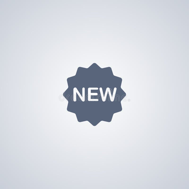 A Etiqueta Da Novidade, Vector O Melhor ícone Liso Ilustração do Vetor ...
