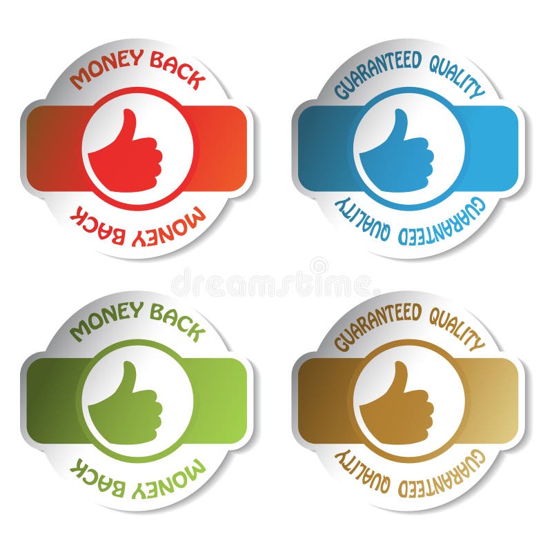 Etiqueta - Qualidade Garantida Ilustração do Vetor - Ilustração de ...
