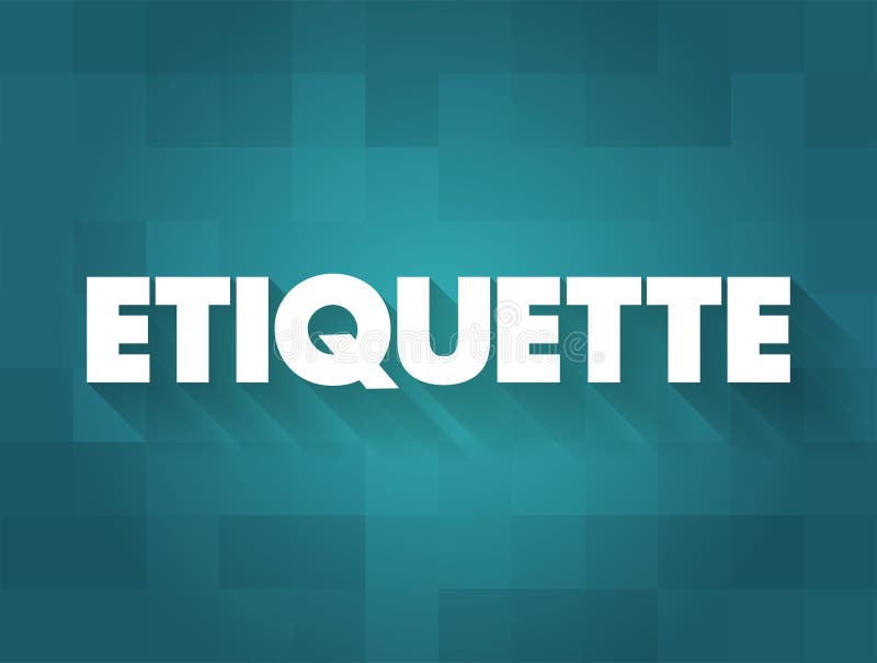 Society Etiquette Stock Illustrations – 202 Society Etiquette Stock ...