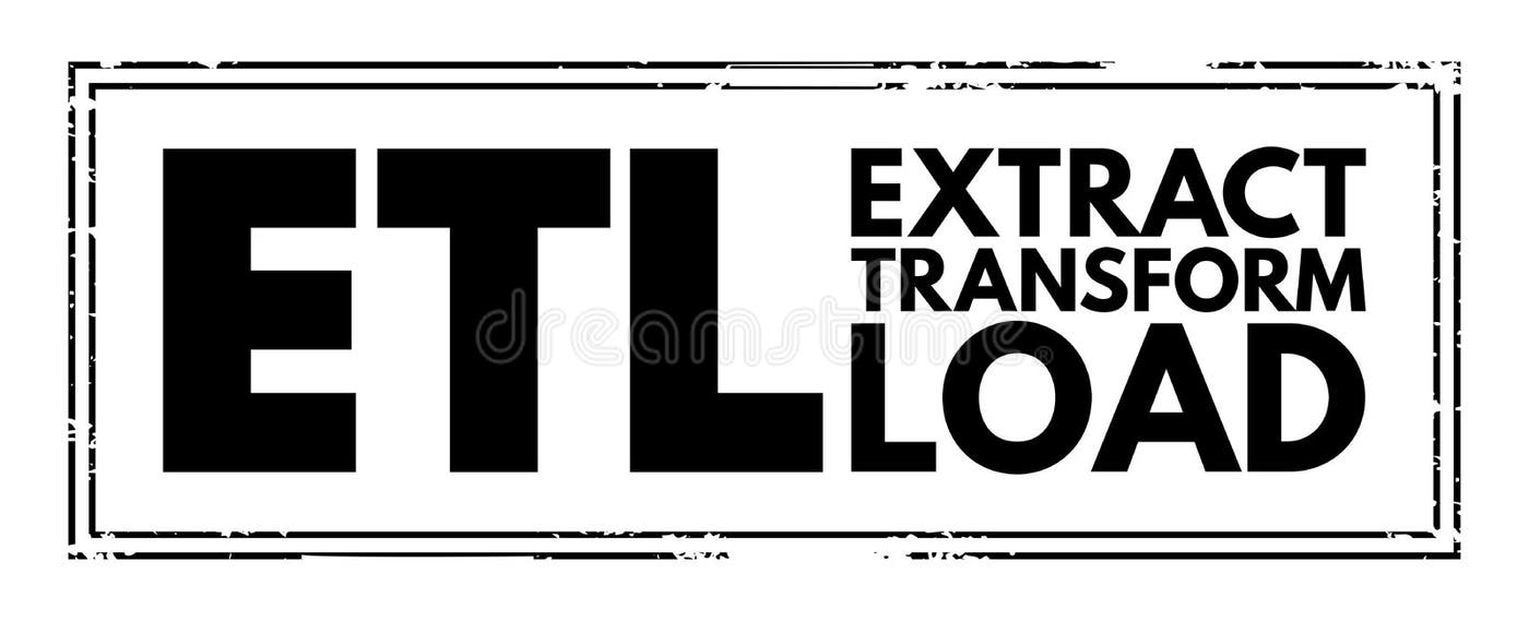 Database Concept Extract Transform Load Stock Illustrations – 77 ...