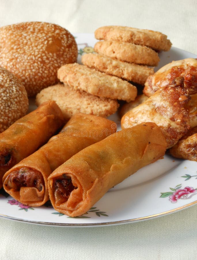 Aziatische Snack Kruidige Met Een Laag Bedekte Pinda's Stock Afbeelding ...