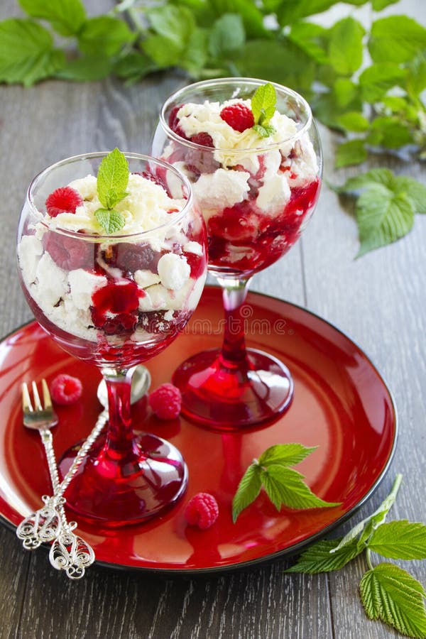 Eton mess stock image. Image of fruit, dessert, cream - 42047973