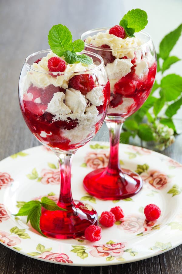 Eton mess stock image. Image of fruit, dessert, cream - 42047973