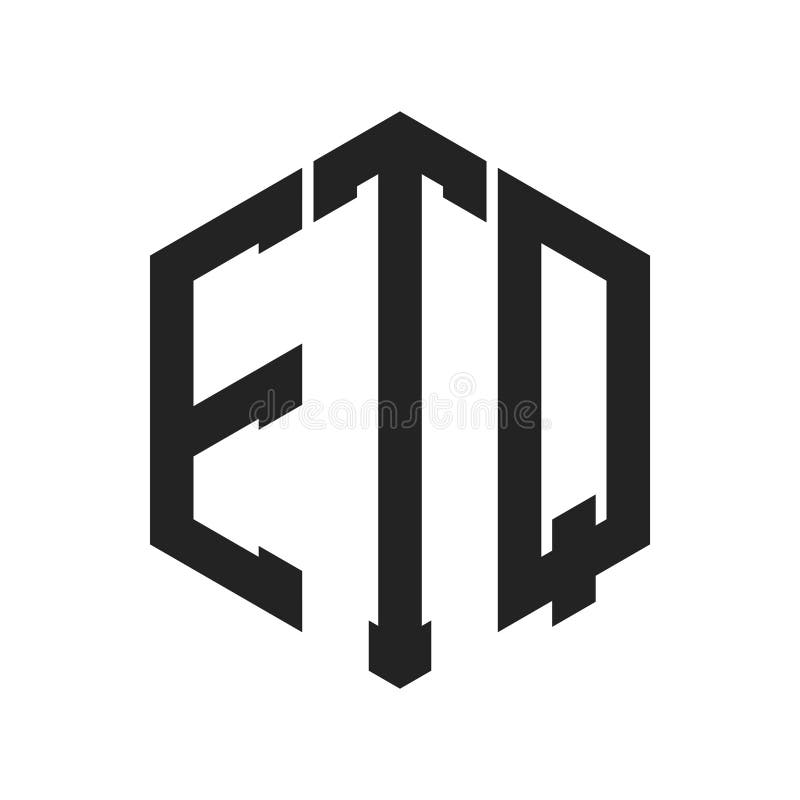 ETQ Logo Design. Initial Letter ETQ Monogram Logo Using Hexagon Shape ...