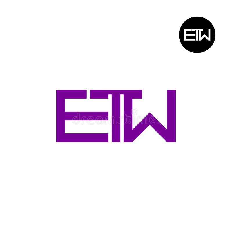 Etw Monogram Stock Illustrations – 12 Etw Monogram Stock Illustrations ...
