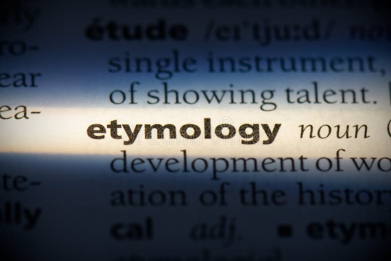 Etymology stock photo. Image of language, text, book - 161578766