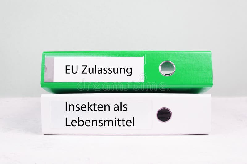 EU Authorization, Insects in Food is Standing in German Language on the ...