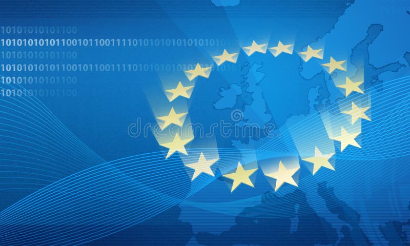 Eu stock illustration. Illustration of code, identity - 107984599