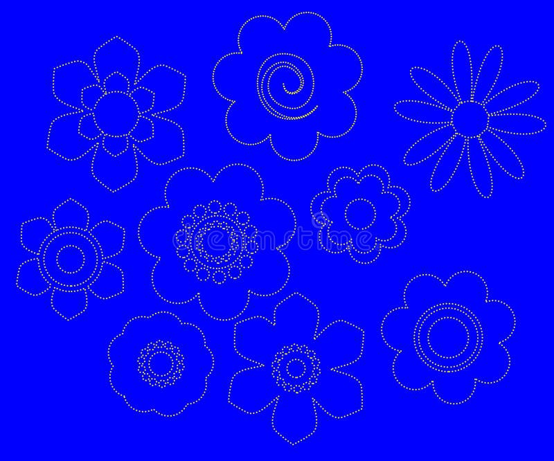 EU bloom icons stock illustration. Illustration of bloom - 28238405