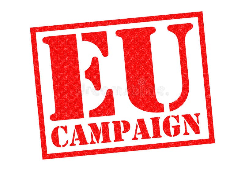 Eu campaign stock illustration. Illustration of government - 86667276