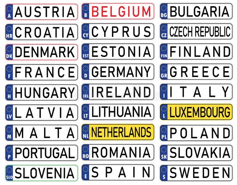 Number Plate Germany Stock Illustrations – 162 Number Plate Germany ...