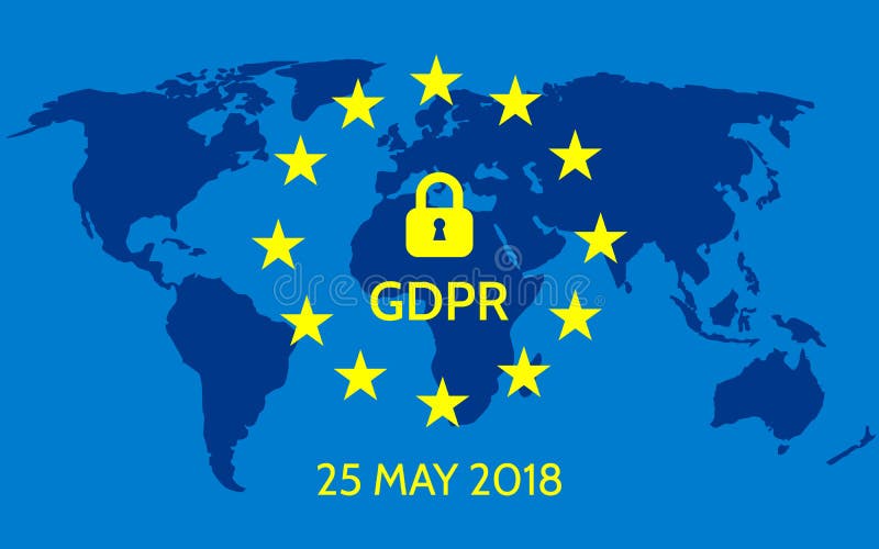 EU General Data Protection Regulation. Eu Gdpr Vector Illustration ...
