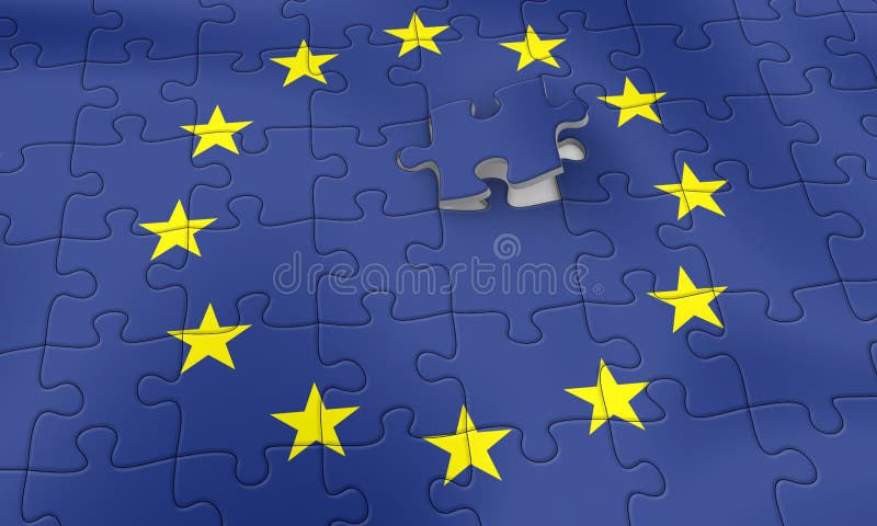 EU puzzle stock illustration. Illustration of finish, game - 339588