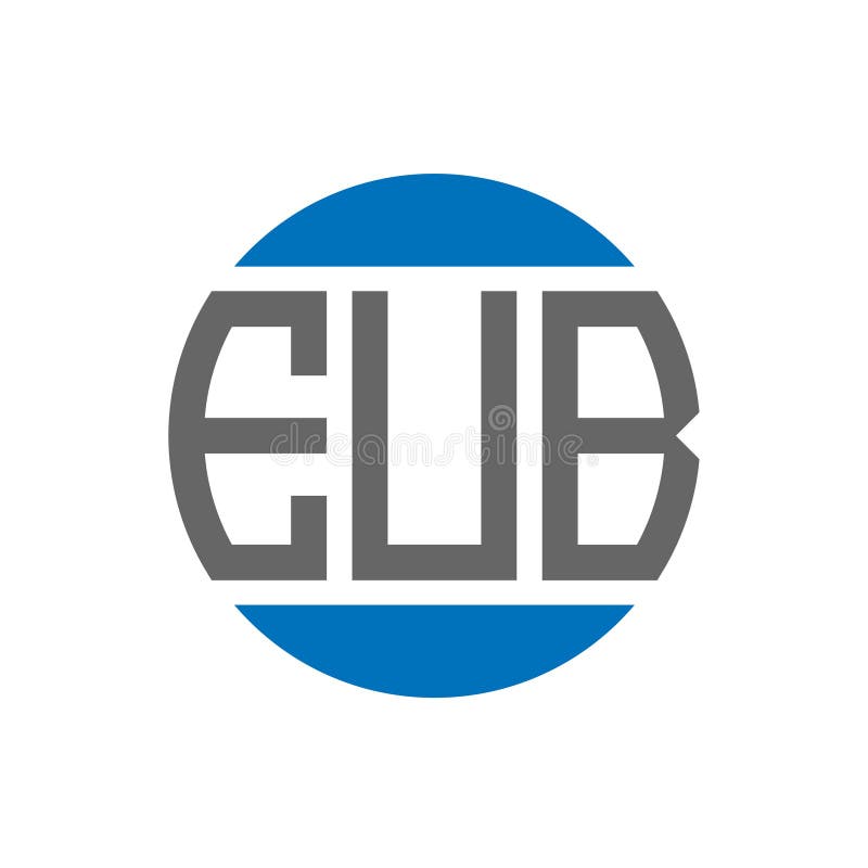 EUB Letter Logo Design on White Background. EUB Creative Initials ...