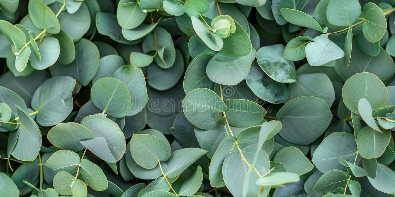 Eucalyptus Seamless Floral Background. Repeating Nature Pattern Stock ...