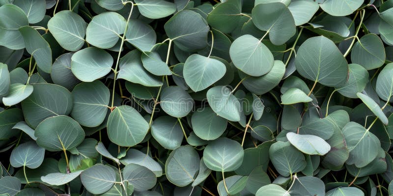 Eucalyptus Seamless Floral Background. Repeating Nature Pattern Stock ...