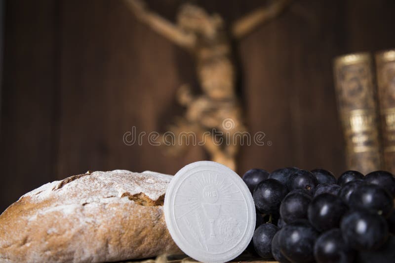 Eucharistie, Sacrement De Communion Photo stock - Image of abord, dieu ...
