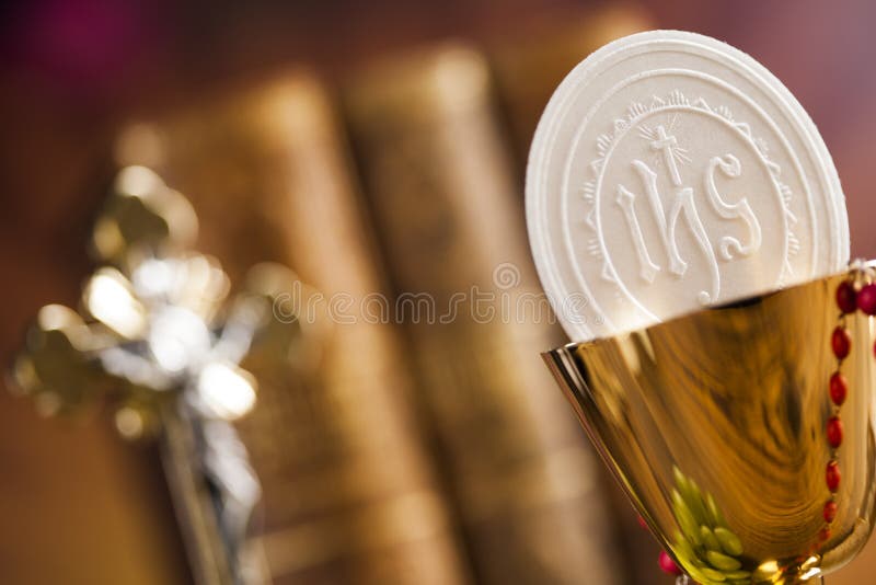 Eucharistie, Sacrement De Communion Photo stock - Image of abord, dieu ...