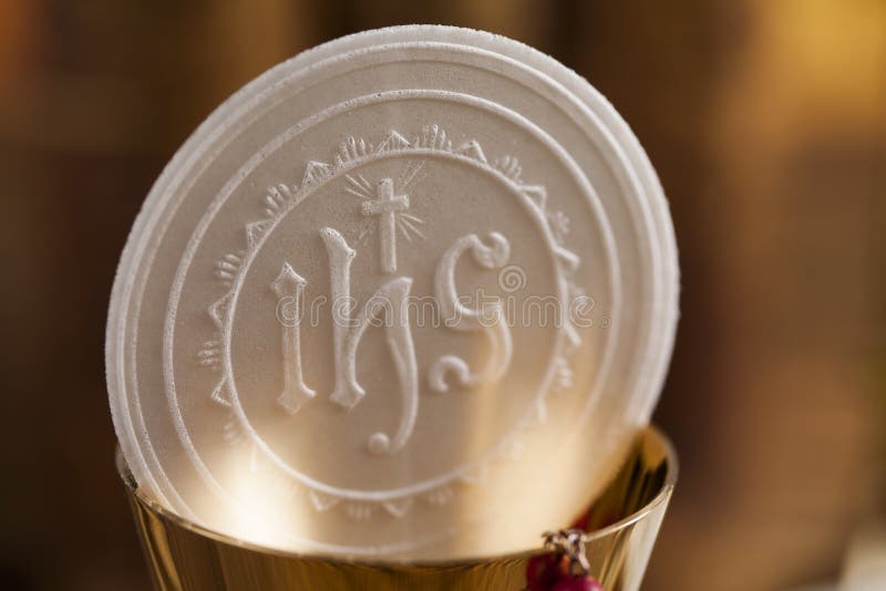 Eucharistie, Sacrement De Fond De Communion Photo stock - Image du ...