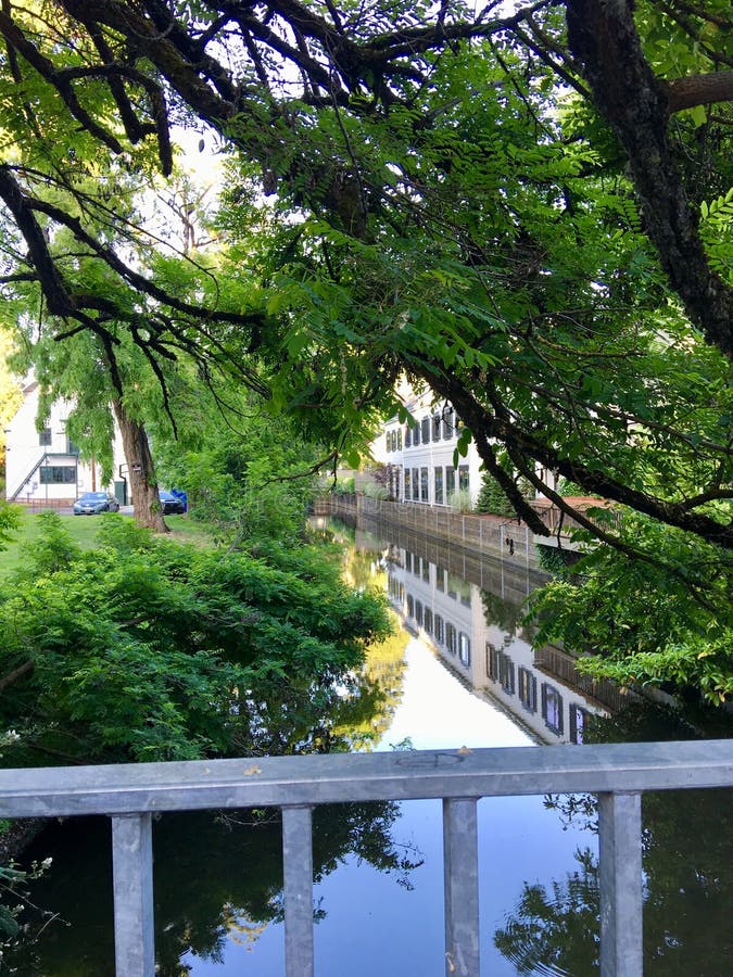 Eugene- Downtown stock photo. Image of river, eugene - 150077436