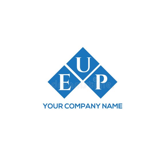 EUP Letter Logo Design on White Background. EUP Creative Initials ...