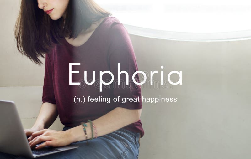 Euphoria Feeling Great Pleasure Happiness Concept Stock Photo - Image ...