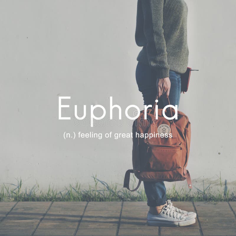 Euphoria Feeling Great Pleasure Happiness Concept Stock Photo - Image ...