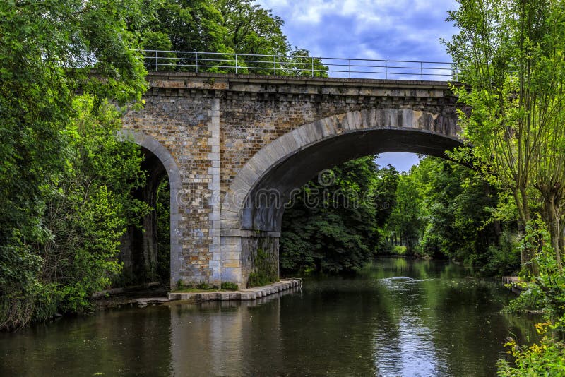 Eure River stock image. Image of forest, outdoor, foliage - 192200097